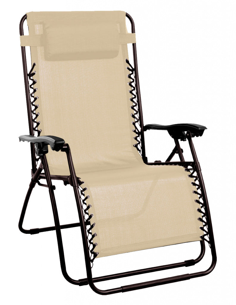 SupaGarden Zero Gravity Chair Beige | Nurvale